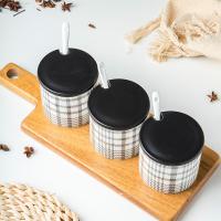 China Multifunctional Tea Coffee And Sugar Pots In Ceramic Kitchen Canisters For Food Storage for sale