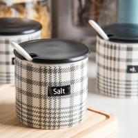China Multifunctional Tea Coffee And Sugar Pots In Ceramic Kitchen Canisters For Food Storage for sale
