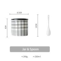 China Multifunctional Tea Coffee And Sugar Pots In Ceramic Kitchen Canisters For Food Storage for sale
