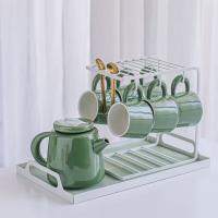 China Nordic Tea Pot Set Sustainable Porcelain Japanese Tea Pots and Stoneware Cups for sale