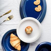 China Sustainable 2023 Kiln Blue Porcelain Dinner Sets for Restaurant Dining Experience for sale