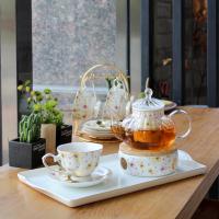 China Serve Your Guests In Style With This Turkish Tea Set Includes Ceramic Cups And Saucer for sale