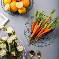 China Golden Nordic Metal Fruit Container For Vegetables Luxury Design Style Party Occasion Holder for sale