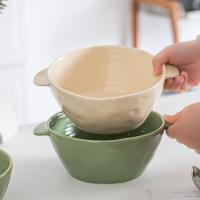 China 16 Pc Unbreakable Dish Set 8 Inch Noodle Bowl Dessert Salad Bowl Cute Ceramic Rice Bowls for sale
