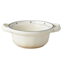 China 25oz Ceramic Baking Pan Porcelain Noodles Bowl Set With Handles And Grips Camping Occasion for sale