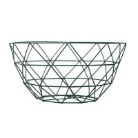 China Electro Plating Wire Basket Metal Fruit Container Iron Vegetable Bowl Nordic Style for sale