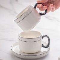 China Unique 200ml Porcelain Tea Set Sustainable Nordic Design For Cappuccino And Espresso for sale