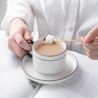 China Unique 200ml Porcelain Tea Set Sustainable Nordic Design For Cappuccino And Espresso for sale