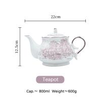 China Drinkware Type Cups Saucers Design Style Dinnerware Flower Ceramic Cup Set Of Cups Coffee & Tea Sets Porcelain Teapot Mug Set Gift Box Europe Luxury Tea Sets For Elegant Tea Time for sale