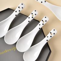 China Upgrade Your Dining Experience With Decal Ramen Soup Spoons In Chinese Ceramic Set for sale
