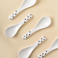 China Upgrade Your Dining Experience With Decal Ramen Soup Spoons In Chinese Ceramic Set for sale