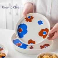 China Wedding Occasion Stocked Ceramic Dinner Set For Nordic Tableware Kitchen Tabletop Plates for sale