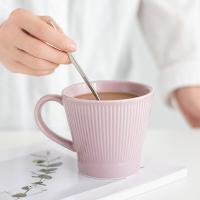 China Reusable Ceramic Coffee Cup Set 300ml Nordic Porcelain Mugs For Tea And Cappuccino for sale
