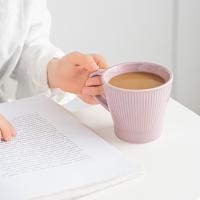 China Reusable Ceramic Coffee Cup Set 300ml Nordic Porcelain Mugs For Tea And Cappuccino for sale