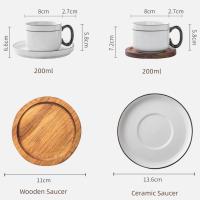 China Minimalism Porcelain Cups Saucers Sustainable Drinkware For Afternoon Tea And Beyond for sale