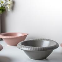 China Nordic Irregular Shape Dinnerware Ceramic Set In Morandi Color For Kitchen Tabletop for sale