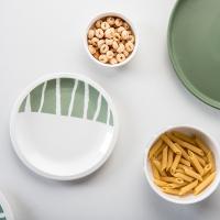 China 16-Piece Ceramic Dinner Set For Nordic Green And Blue Tableware In Business Gifts for sale