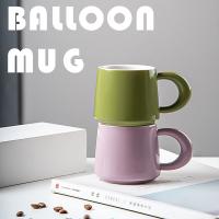 China Factory Wholesale  Novelty Design 280ml Green Ceramic Coffee Mug For Home Hotel For Porcelain Cappuccino Cup for sale