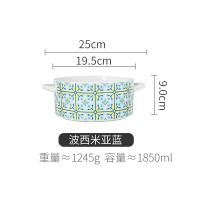China Round Creative Soup Pot Ceramic Pot Multifunctional Household Soup Pot Cutlery  Ceramic Soup Pot And Bowl Set Double Handles Compatible With Induction Cooker for sale