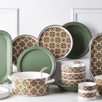 China 4-Person Dinnerware Sets Christmas Ceramic Tableware Gifts For Women 2024 Decoration for sale