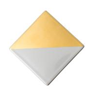 China Water Proof Ceramic Coaster Tea Cup Coasters For Business Gifts Square Round Cup Mat for sale
