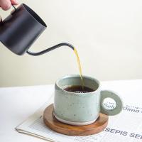 China Porcelain Coffee Cup Reusable Eco-Friendly Stoneware Cup Of Coffee For Business Gifts for sale