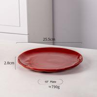 China Irregular Nordic Ceramic Pumpkin Plate Set For 12 People Porcelain Table Plates Party for sale