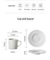 China Custom Logo Printed Ceramic Coffee Mug Eco Friendly 2024 Mugs With Retro Crack Pattern for sale