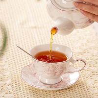 China Sustainable Ceramic Christmas Mugs Gift Set For Women 2023 Tazas Gifts Cups And Saucer for sale