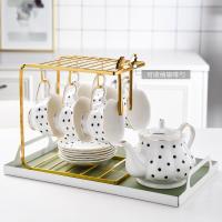 China 2024 Christmas Novelty Sustainable Luxury Ceramic Coffee Cup And Saucer Collection for sale