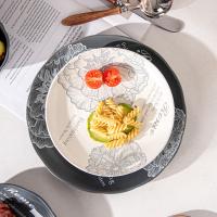 China Ceramic Dinner Set 72 Pcs Porcelain Dinnerware Jogo De Jantar Tableware 2024 Design Rome for sale