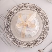 China European Style Gray Dinnerware Sets With Luxury Porcelain And Scenic Pattern Ceramic for sale
