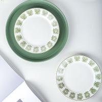 China White Blue Porcelain Dinner Sets Nordic Design Style Dinnerware Type Dinnerware Sets for sale