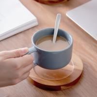 China Nordic Cappuccino Coffee Cup And Saucer Set Of 12 Pieces Ceramic 250ml Porcelain Tea Cups for sale