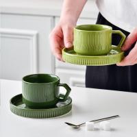 China Custom Printed Porcelain Tea Cup And Saucer Set Perfect Gift For Coffee Enthusiasts for sale