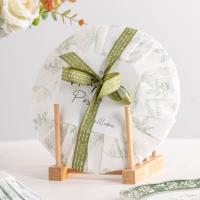 China European And British Influence Green Porcelain Dinnerware Set For Sustainable Dining for sale