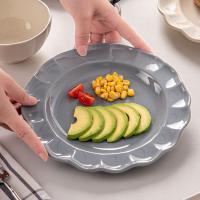China Flower Shape Ceramic Dinnerware Collection For Sustainable Restaurant Dining for sale