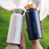 China 304 Stainless Steel Metal Type Custom Logo 1000ml Vacuum Bottle For Outdoor Travel Cup for sale