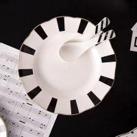 China Under Glazed Fashion Ceramic Kitchen Plates Set Dinner Dinnerware For Party Occasion for sale