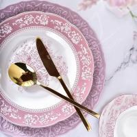 China Europe Design Purple Green Gray Embossed Relief Floral Ceramic Tableware For Occasion for sale