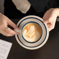 China Europe Design Style Ceramic Saucer And Cup Set Creative Novelty Coffee Mug With Saucer for sale