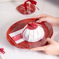 China Full Porcelain Christmas Tableware Chinese Year Ceramic Tableware Plant Pattern Type for sale