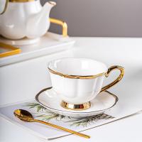 China 200ML Ceramic Type Porcelain Cup And Saucer Plate Tea Perfect For Mom On Mother'S Day for sale