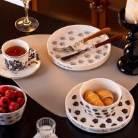 China Under Glazed Technique Porcelain Dinnerware Set Ramadan Gift Tableware For 1 Person for sale