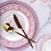 China Ceramic Eid Al Fitr Dinnerware Set Porcelain Plates And Dishes Single Person Dish Set for sale