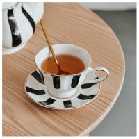 China English Cups Porcelain Tea Cups Sets And Saucers For Uk Market In European Style for sale