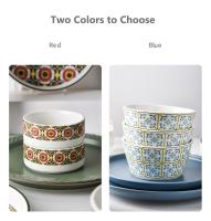 China Modern Design Style Christmas Ceramic Dinner Set Under Glazed Porcelain Gift Set for sale