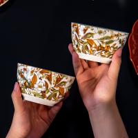 China Turkish Style Porcelain Dinnerware Sets With Under Glazed Technique And Floral Design for sale