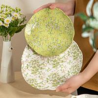China Flower Design Porcelain Tableware Set Perfect For Summer Dining And House Warming Gift for sale