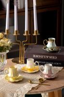 China Ceramic Coffee Cups And Saucers  Luxury Bulk Tea Cup For Occasion Business Gifts for sale